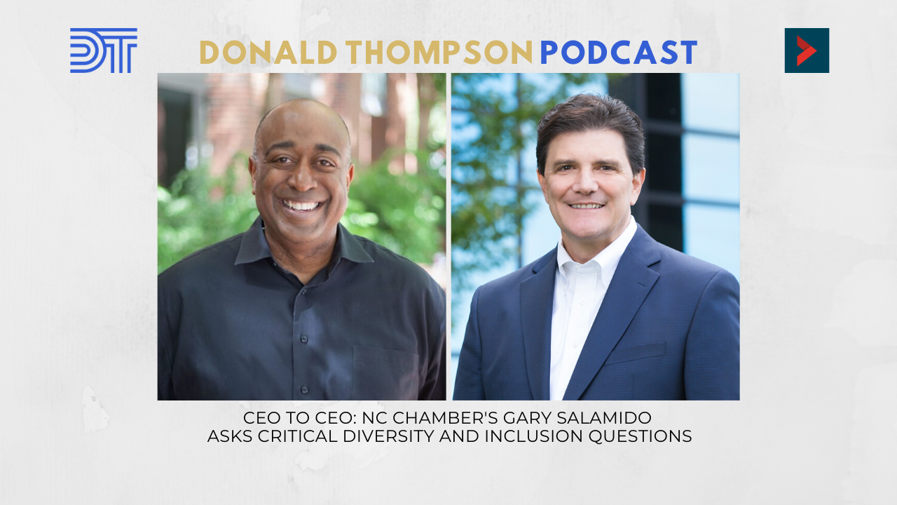 NC Chamber's Gary Salamido Asks Critical D&I Questions | Donald ...